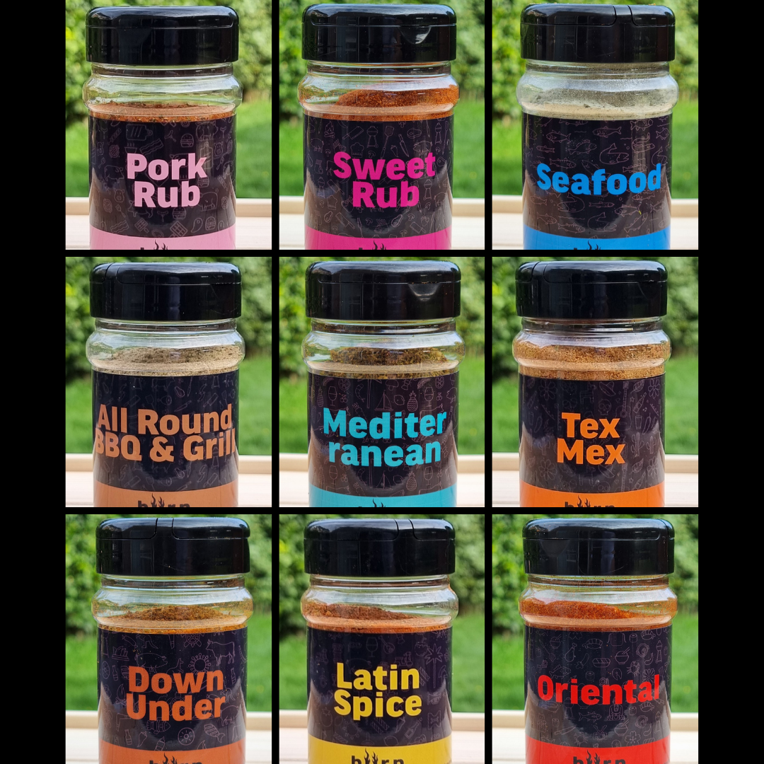 BURN Rub Chart – Burn BBQ